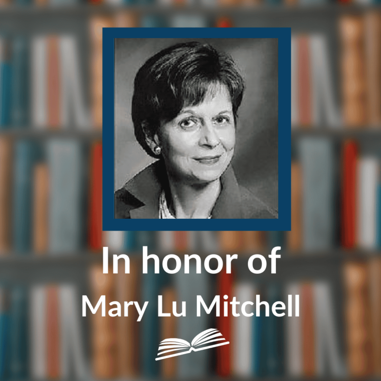Honoring a lasting legacy, Mary Lu Mitchell